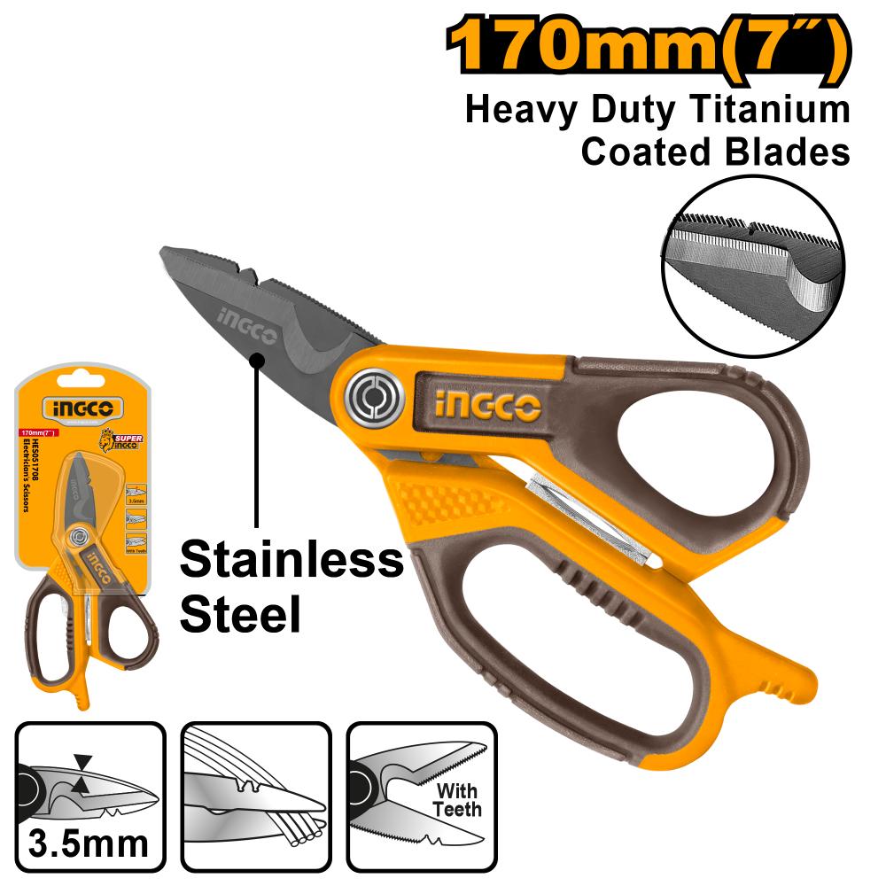 Ingco Electrician’s scissors 170mm – Tiekie Hardware