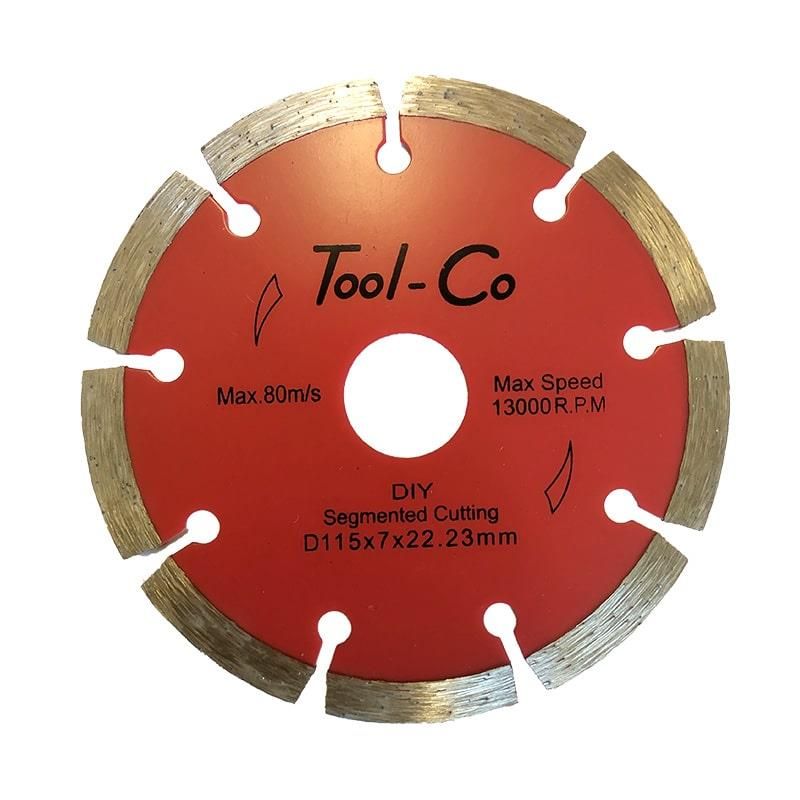 Tool-Co Diamond Blade 115mm Segmented, (RED) – Tiekie Hardware